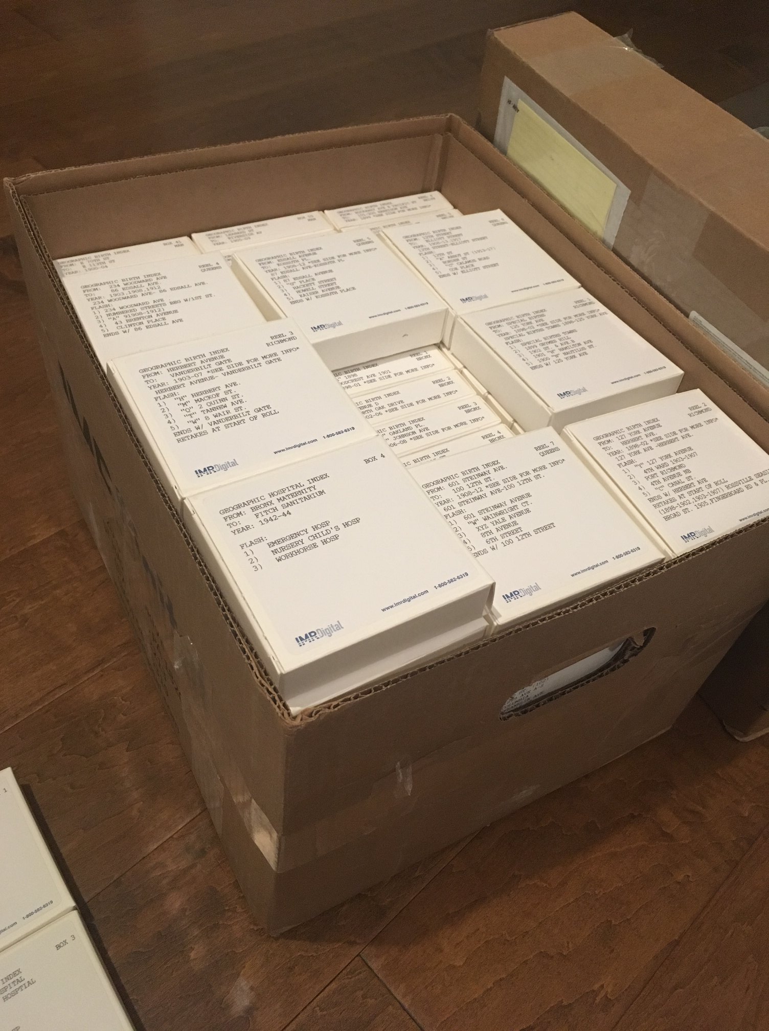 Geographical Index to New York City Births, late 19th century - early ...